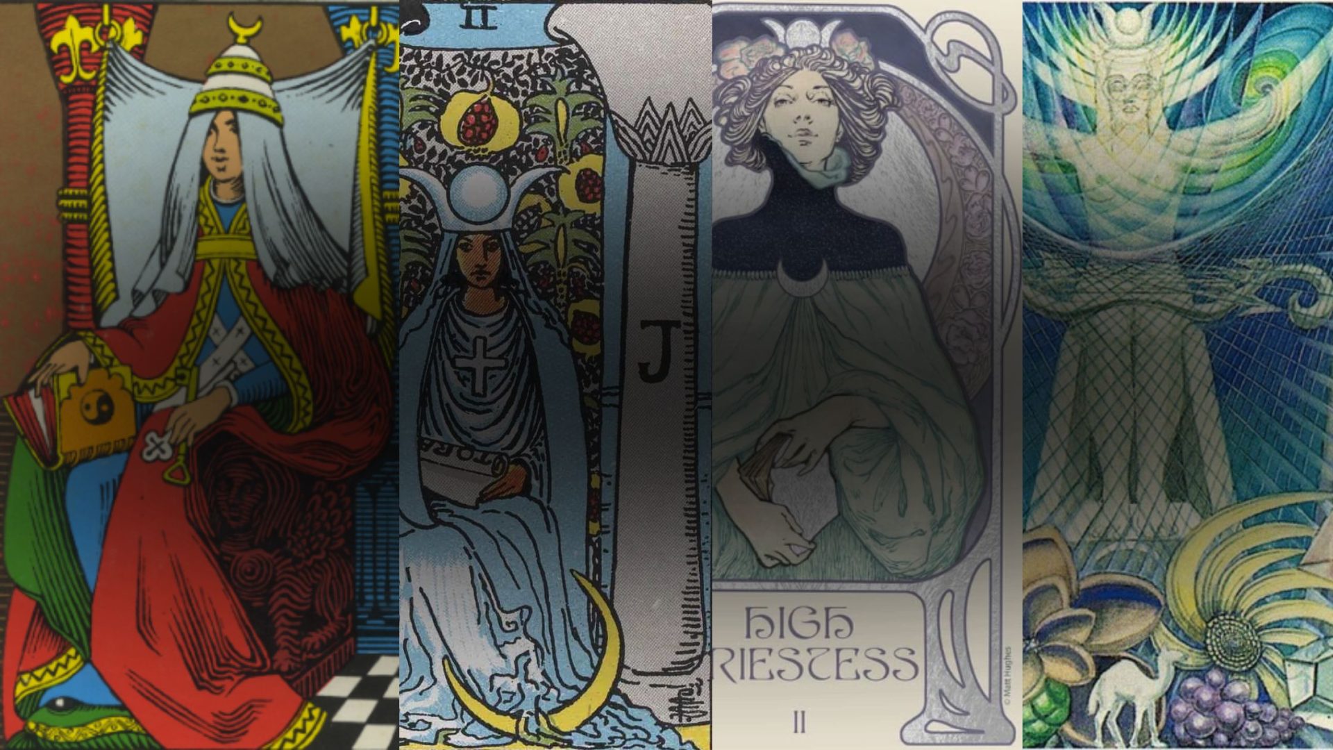 La Grande Prêtresse dans le Tarot - Le Chemin du Chariot