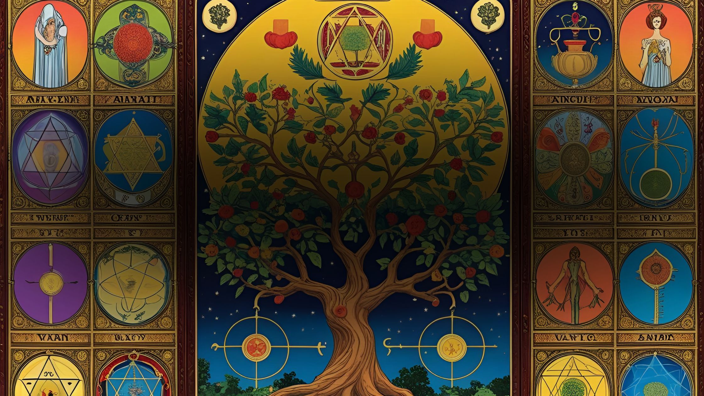 L'Arbre de Vie de la Kabbale et le Tarot - Le Chemin du Chariot
